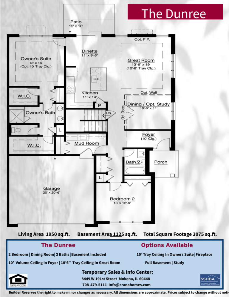 The Dunree | Tinley Park, IL | (708) 479-5111